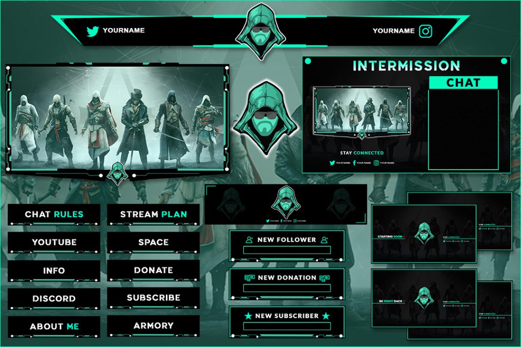 Custom Twitch Overlays For Professional Streaming